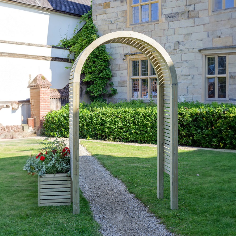 Contemporary Garden Arch - Broadshires Fencing Supplies